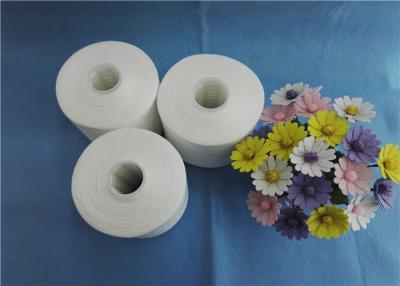 China 100 Percent Virgin Raw White 60 / 3 Spun Polyester Yarn Plastic Cone for sale