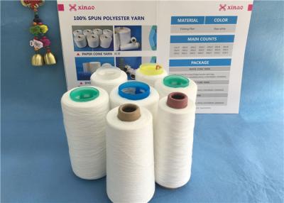China Tfo / Ring Spun Polyester Yarn , 100% Polyester Bag Closing Thread for sale