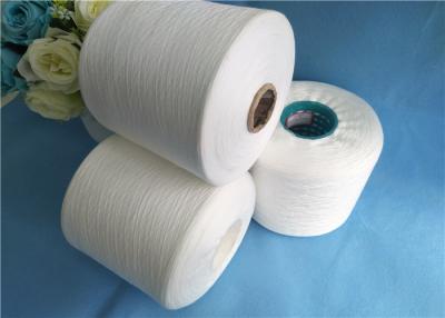 China Low Enlongation Raw White / Virgin 40s / 2 100% Spun Polyester Thread for sale