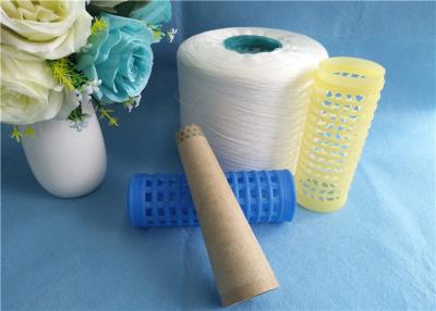 China High Strength Dyeing Tube Spun Polyester Yarn , 1.25kg per Cone for sale