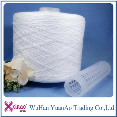 China 100% Spun Polyester Thread Raw White Yarn 50 / 2 Raw White Virgin PPSF Yarn for sale