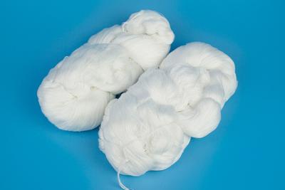 China 100% Poliester Yarn on Hank 250g / hank Raw White Dyeable for Sewing Clothes Shoes for sale