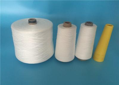 China Raw White Bright Pure Polyester TFO Spun Yarn with Knotless and Hairless for sale
