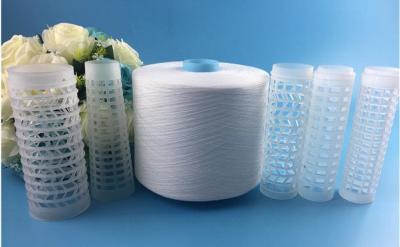 China High Strength 100% Virgin Spun Polyester 50/2 Yarn for Sewing Thread Raw White for sale