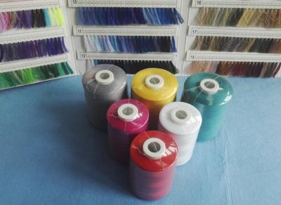 China Customized Virgin Spun Polyester Thread 40/2 100% Polyester Sewing Yarn for sale