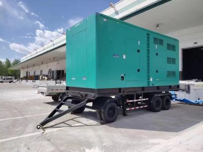 China 1250kVA Mobile Diesel Generator Set Cummins Engine 400V 1500rpm Industrial Power for sale