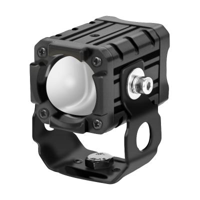 China IP67 Aux Lights Smart Temp Control Motorcycle Aux Light 12W 1200LM 9V - 80V Aluminum Alloy for sale