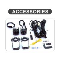 China 3200K - 6500K LED Motorcycle Light 40W Motorcycle Aux Lights IP67 Waterproof  4000LM 12 - 80V for sale