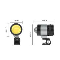 China 3200K - 6500K Motorcycle Road Lights 40W Motorcycle LED Driving Lights 4000LM for sale
