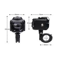 China 90W LED Motorcycle Spotlight 3500K - 6500K Motorcycle Auxiliary Lights 12V - 80V 9000LM for sale