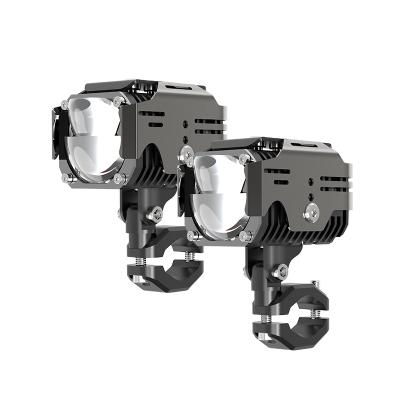 China 90W LED Motorcycle Spotlight 3500K - 6500K Motorcycle Auxiliary Lights 12V - 80V 9000LM for sale