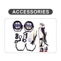China 180W Motorcycle LED Spotlight 18000LM Motorbike Driving Lights IP67 Waterproof 12- 24V Guard Bar Mounting for sale