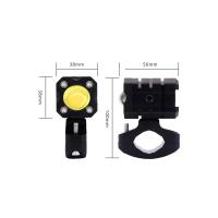 China 12V - 24V Motorcycle LED Spotlight 100W Motorbike LED Spotlights Hidden Mounting 10000LM for sale