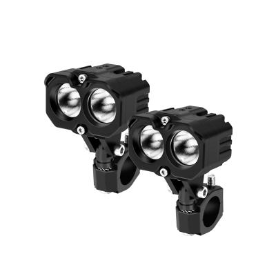 China IP67 Waterproof Motorcycle LED Spotlight 150W Motorbike Spot Light 15000LM Micro Wire Control for sale