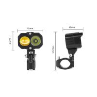 China IP67 Waterproof Motorcycle LED Spotlight 150W Motorbike Spot Light 15000LM Micro Wire Control for sale