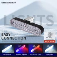 China 30W Brightest LED Motorcycle Driving Lights 6 Bead LED Motorcycle Spotlight 12V - 80V 3200K - 6500K for sale