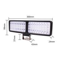 China 2000LM Motorcycle Auxiliary Lights 3200K - 6500K Motorcycle LED Auxiliary Lights 12V - 85V for sale