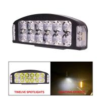 China 2000LM Motorcycle External Spotlight 6500K Motorcycle Aux Light 12V - 85V for sale