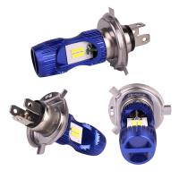 China 1200LM Motorcycle LED Bulb Three Claws Motorbike Bulbs 12W 3200K - 6500K Aluminum Alloy for sale
