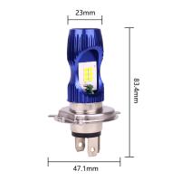 China 1200LM Motorcycle LED Bulb Three Claws Motorbike Bulbs 12W 3200K - 6500K Aluminum Alloy for sale