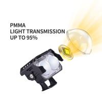 China 1500LM Motorcycle External Spotlight 15W Motorbike LED Spotlights Red-Blue Alert 12V - 80V for sale