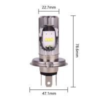 China 10W Motorcycle LED Bulb 9V - 80V Motorcycle Spotlight Bulbs 1000LM Smart Temperature Control for sale