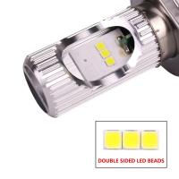 China 10W Motorcycle LED Bulb 9V - 80V Motorcycle Spotlight Bulbs 1000LM Smart Temperature Control for sale