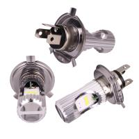 China 10W Motorcycle LED Bulb 9V - 80V Motorcycle Spotlight Bulbs 1000LM Smart Temperature Control for sale