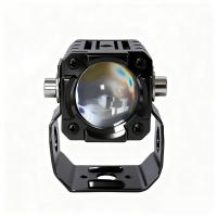 China IP67 Aux Lights Smart Temp Control Motorcycle Aux Light 12W 1200LM 9V - 80V Aluminum Alloy for sale