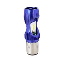 China 12W Motorbike Light Bulb 1200LM Motorcycle LED Light Bulb 9V - 80V 3200K - 6500K Two Claws for sale