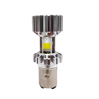 China Low Beam / High Beam Motorcycle Spotlight Bulbs 3200K - 6500K Motorbike Bulbs Two Claws Aluminum Alloy Shell for sale