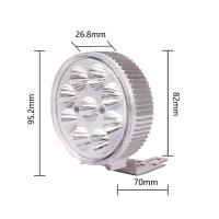 China 3200K~6500K Motorcycle External Spotlight 18W For Nighttime Cycling Lighting for sale