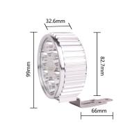 China 18W Motorcycle External Spotlight 9~80V 3200K~6500K Aluminum Alloy For Lighting for sale