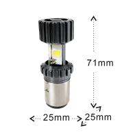 China 12W Motorcycle LED Bulb 9V - 80V LED Motorcycle Light Bulbs With Aluminum Alloy shell for sale