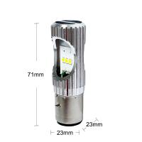 China 1000LM Motorcycle LED Bulb Smart Temperature Control LED Motorbike Bulbs 10W Aluminum Alloy for sale