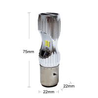 China 3200K - 6500K Motorcycle LED Bulb 10W Motorcycle Spotlight Bulbs 9V - 80V 1000LM For Night Illumination for sale