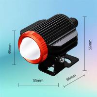 China Aluminum Alloy Motorcycle External Spotlight 12W Motorcycle Riding Lights LED for sale
