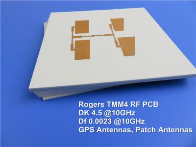 China Rogers TMM4 PCB Microwave With Immersion Gold for Satellite Communication | TMM3, TMM6, TMM10, TMM10i, TMM13i for sale