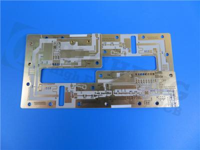 China Rogers 60mil RT/duroid 6035HTC High Frequency PCB on Double Sided Copper With Green Mask for High Power RF Amplifiers for sale
