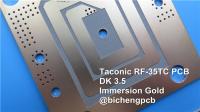 China 30mil RF-35TC 2-layer rigid PCB  PTFE /ceramic filled /fiberglass 1oz 0.8mm thickness Hot Air Soldering Level (HASL) for sale