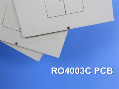China Rogers RO4003C High Frequency 2-layer rigid PCB with 35 μm copper Immersion Gold for sale