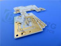 China RO4830 High Frequency PCB Built on 9.4mil 0.239mm Substrates with Double Sided Copper and Immersion Gold for sale