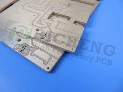 China AD1000 PCB double sided 1oz Finished Cu weight and Immersion Gold for Power Amplifiers(PAs) for sale