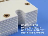 China RO4730G3 PCB Dielectric Matrial  on 25mil, 50mil and 75mil with Immersion Gold for Ground Radar Warning for sale