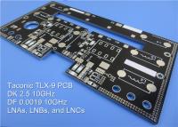 China Taconic TLX-9 High Frequency PCB 62mil 1.575mm With Immersion Silver for Mixers, Splitters, Filters & Combiners for sale