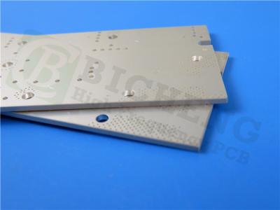 China Rogers DiClad 880 PCB Substrates with HASL Double Sided 31mil 0.8mm Thick no Solder Maks no Silkscreen for sale
