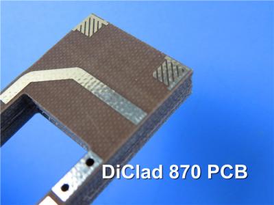 China DiClad 870 High Frequency PCBs 2-layer 20mil with Immersion Silver|Tin for Filters, Couplers, LNAs for sale