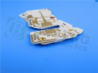 China Rogers RO3003 high frequency PCB 2-layer 1oz copper weight 60mil with Immersion Gold for sale