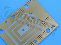 China Rogers RO3006 high frequency PCB 2-layer 10mil 1 oz (1.4 mils) outer layers with ENIG for sale