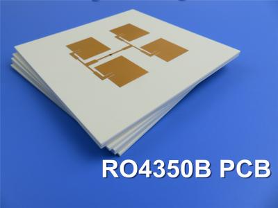 China Rogers RO4350B high frequency PCB 2-layer 4mil with ENEPIG for sale